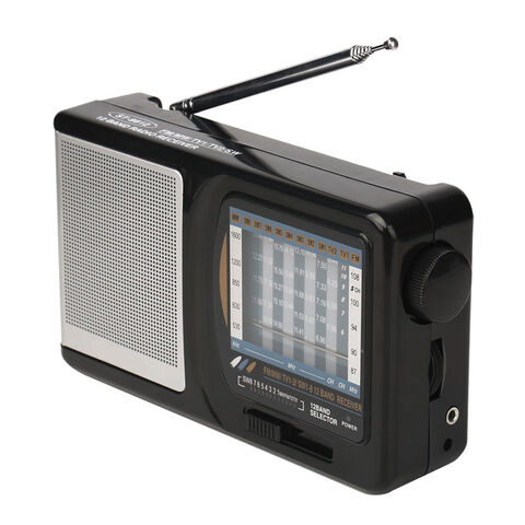 Multiband Fm/tv/mw/sw 12 Band Radio Portable World Receiver Radio With ...