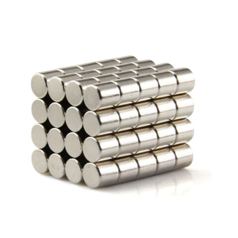 N52 Strong Round Cylinder Rare Earth Permanent Magnet For Sensors, N52 ...