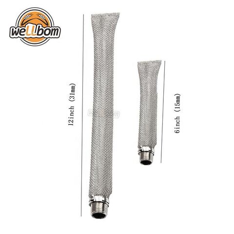 6" Bazooka Screen For Beer Mash Filter Hops Mash Strainer Or Mash Tun ...