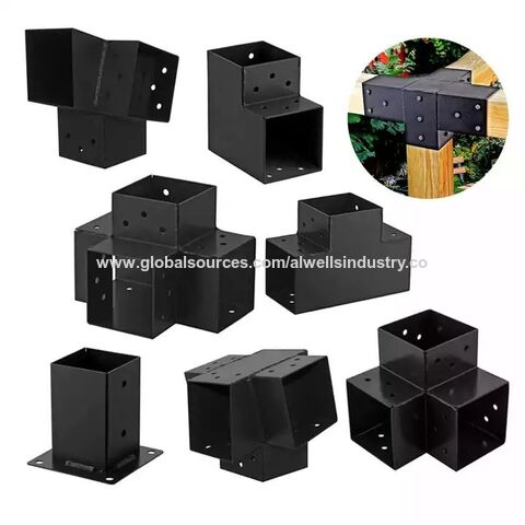 Buy Wholesale China Custom Pergola Post Bracket Steel Pole Post Bracket ...