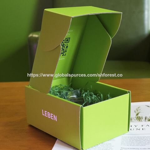 Buy Wholesale China Custom Green Printing Corrugated Paper Box ...