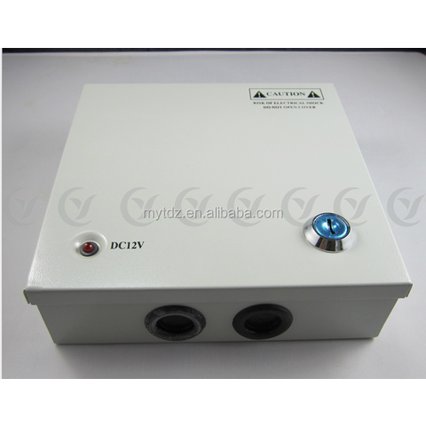 4 Channel 12v Dc 5 Amps Cctv Camera Power Supply Box - Explore China ...