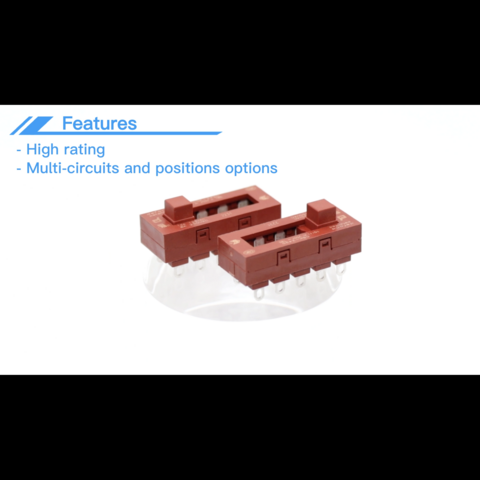 Defond Solder Terminal 4 Position Miniature Sliding Door Light Switch ...