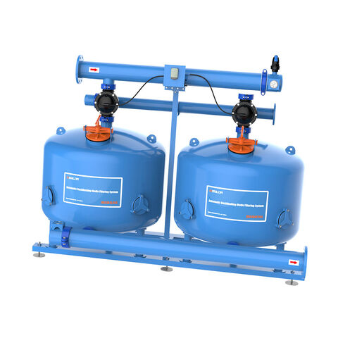 Large River Water Treatment System Self-cleaning Sand Filter Sand ...