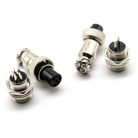 Male & Female Diameter 12mm Wire Panel Connector Gx12 2p 3p 4p 5p Gx12 ...