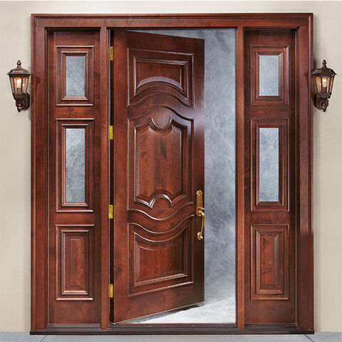 Buy Wholesale China Bomei New Style Interior Solid Wooden Glass Doors ...