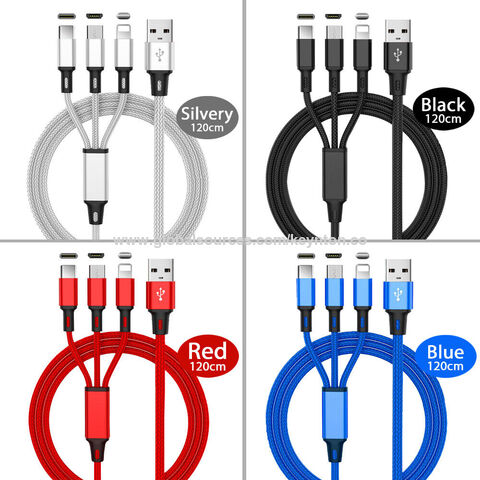 Buy Wholesale China Mobile Phone Charging Cable 3 In1 Type-c Micro Usb ...
