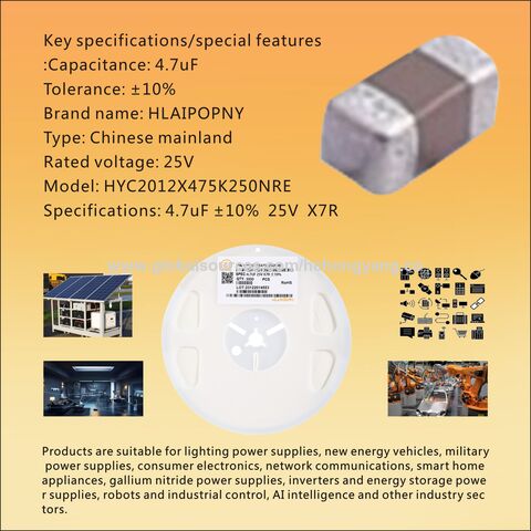 Circuit Protection High-speed Response Power System Chip Capacitor $20 ...