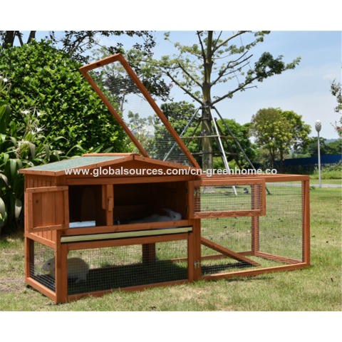 Buy Wholesale China Wooden Rabbit Hutch, Outdoor Bunny Hen Cage With ...
