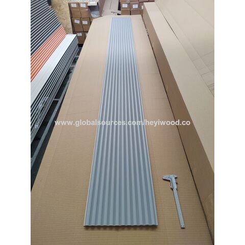 Cheap160*15mm Semi-circular Wpc Wall Panels Eco-friendly Wood Plastic ...