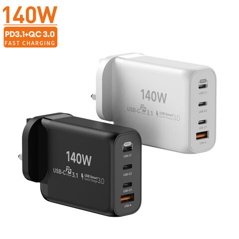 Vina Pse/saa/ Pd3.1 Gan Pd 100w 140w Charger With Type C Multi Charging ...