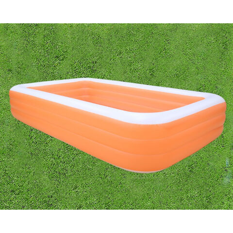 Buy Wholesale China New Rectangular Two-ring Inflatable Swimming Pool ...