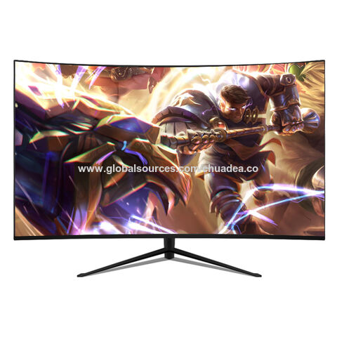 2024 Curved Screen With Adjustable And Rotation Base Pc Computer ...