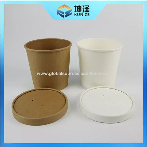 Insulating Paper Cup Biodegradable Disposable Take Away Icecream Soup ...