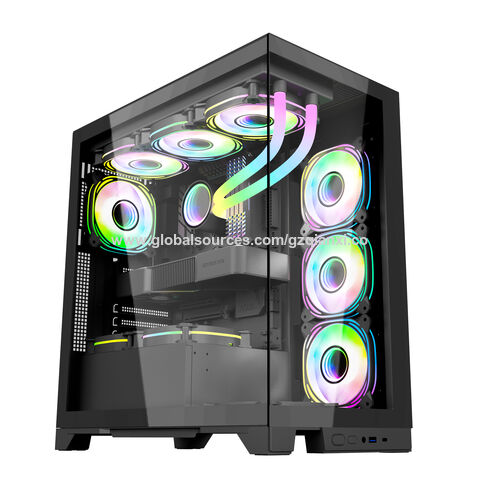 Buy Wholesale China Factory Wholesale Gaming Pc Case Full Glass Panel 0 ...