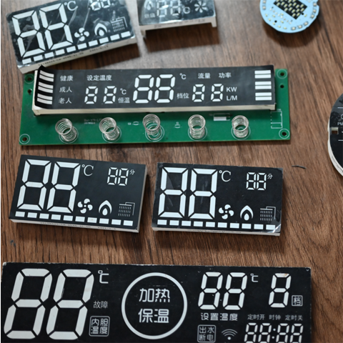 Factory Customized Size 7 Segment Monochrome Touch 4 Inch 12 3 4 Digit ...