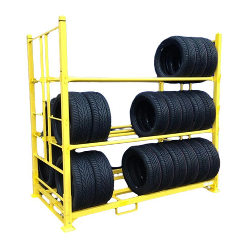 Stacking Truck Tire Portable Logistic Metal Folding Adjustable ...