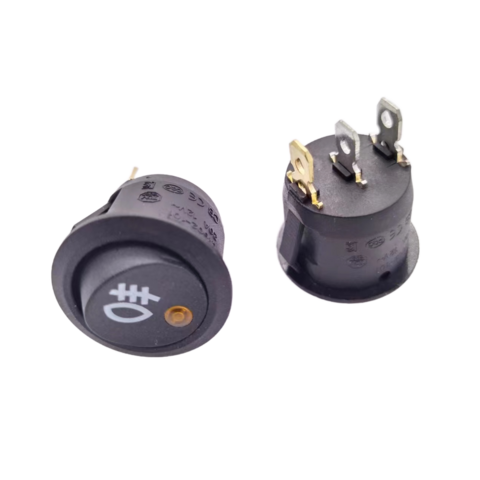 Buy Wholesale China 6a 250v 3 Pin Round Dia 20mm Mounting Hole On-off ...
