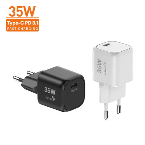Vina Strong Compatibility Model Single Usb-c 35w Pd Fast Charger Super ...