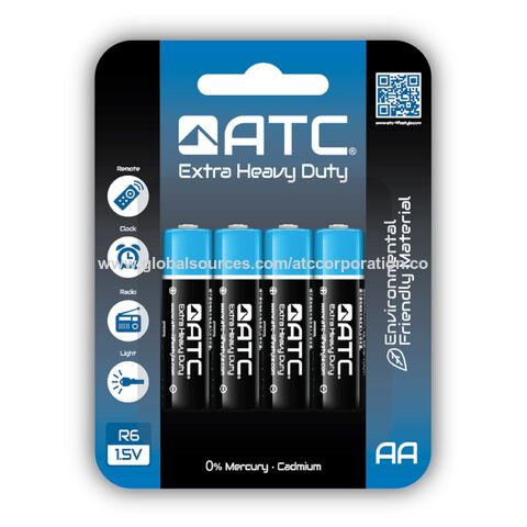 Buy Wholesale Hong Kong SAR Aa Zinc Carbon Battery Heavy Duty Battery ...