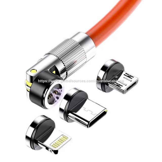 Buy Wholesale China 3 In 1 Magnetic Data Cables Detachable 60w Usb ...
