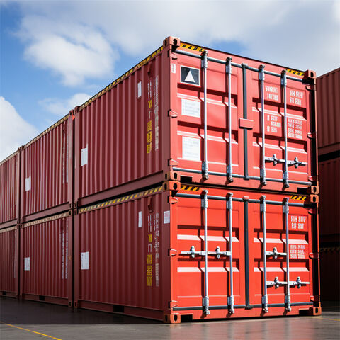 Buy Wholesale China Steel Container New/used 40 Ft 40' Hc Dry Cargo Sea ...