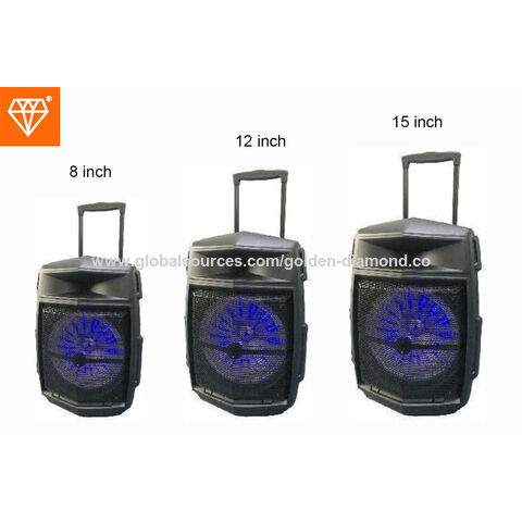 Guangzhou Factory Oem Trolley Speaker 8'' Portable Speaker In Outdoor ...