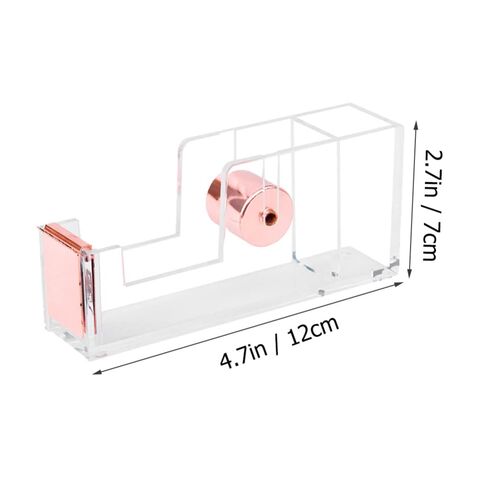 Tape Cutter Refillable Tape Dispenser Acrylic Tape Holder Washi Tape ...