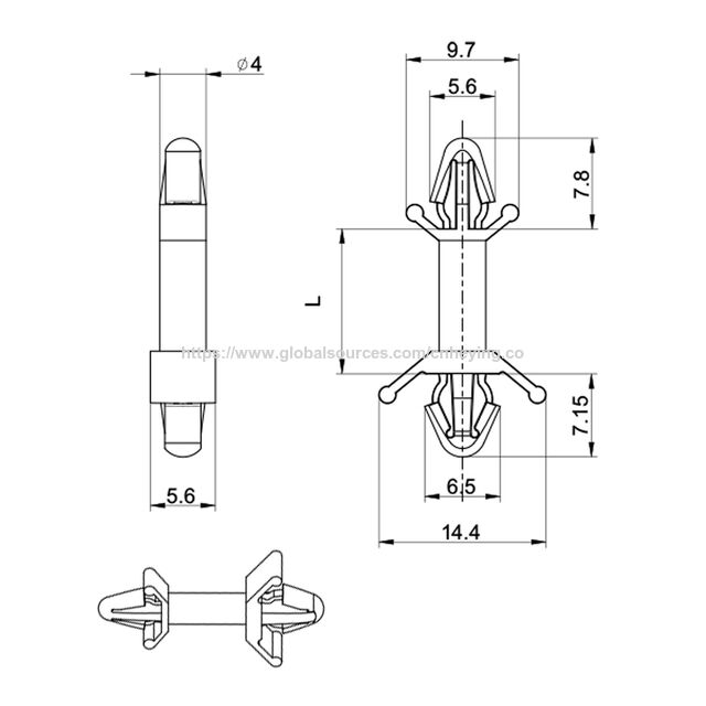 Buy Wholesale China Pcb Standoff Cbs-16 Factory Price Natural Pcb Nylon ...