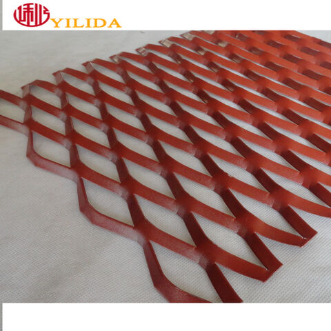 Buy Wholesale China Customized Colors Powder Coated Expanded Metal Mesh ...