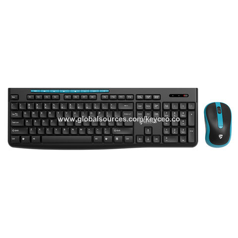Slim Silent Ergonomic Mouse Multimedia 2.4g Optical Mouse And Keyboard ...