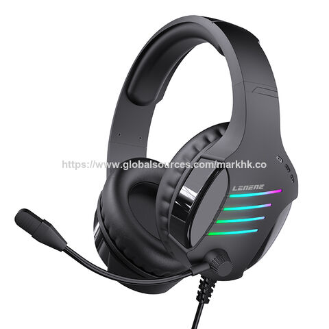 Static Rgb Gaming Headphone Headsets With Adjustable Microphone Accept ...