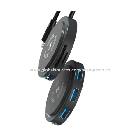 Buy Wholesale China Type C Hub Wireless Charging 7 In 1 Usb Hub Hd-mi ...