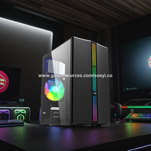 Buy Wholesale China Soeyi Wholesale Gaming Pc Case Rgb Tempered Glass ...
