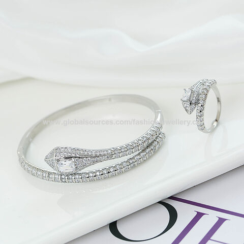 Buy Wholesale China 18k Gold Plated Snake Head Bracelets Animal Shape ...