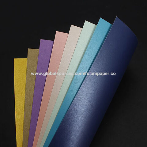Supplier Hot Sale 120gsm 250gsm A4 Size Colour Wrap Cardstock Pearl ...