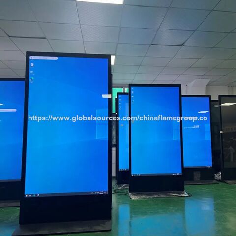 43/49/55 /65 Inch Full Screen Digital Signage 4k Lcd Advertising ...