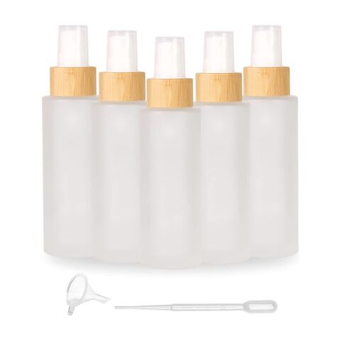 Buy Wholesale China Bamboo Lid Glass Spray Bottle With Fine Mist ...