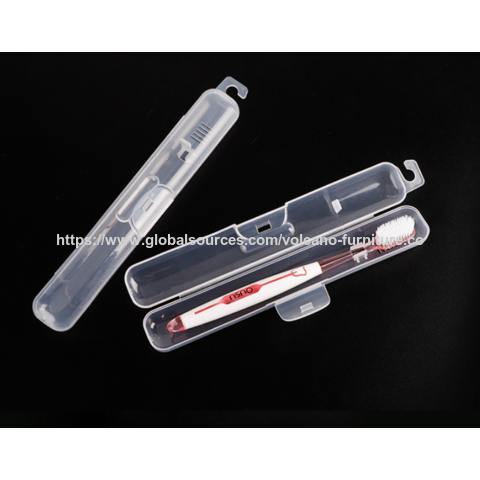 Toothbrush Case Portable Transparent Travel Size Toothbrush Holder ...