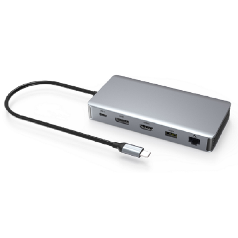 11 In 1 Usb-c 8k@30hz Dock+oem/odm+ Aluminium - China Wholesale Docking ...