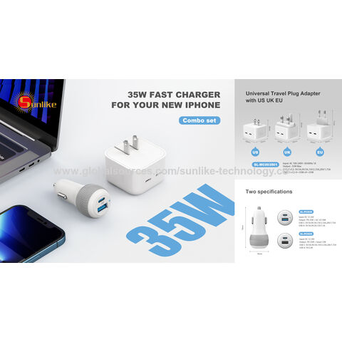 Bulk Buy China Wholesale Wholesale, 35w Car Charger Combo Set, Fast ...