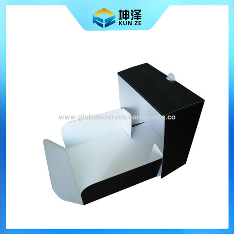 Buy Wholesale China Food Boxes Kunze Luxury Black Paper Board Desert ...