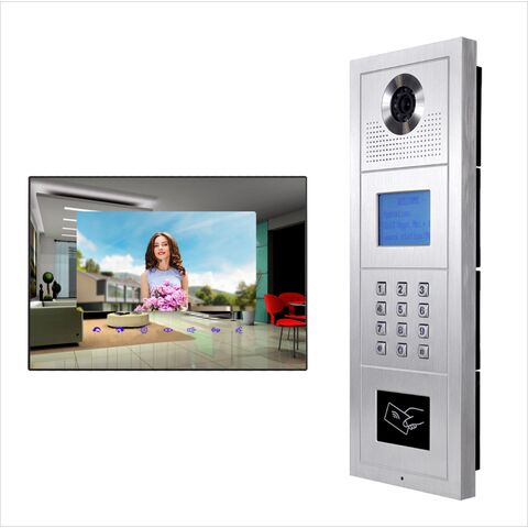 Multi Apartments Video Door Phone Building Intercom Door Phone With ...