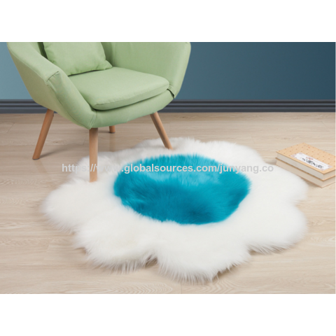 Buy Wholesale China Super Soft Modern Large Fluffy Faux Fur Rug Custom ...