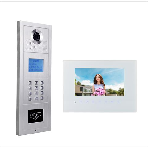 Rfid Card Reader Access Control System, Multi Apartment Video Door Phone Video Intercom System ...