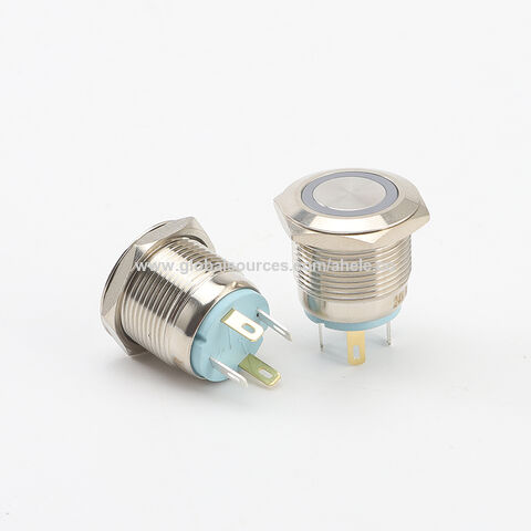 Bulk Buy China Wholesale Metal Push Button Switch 19 Mm Latching With ...