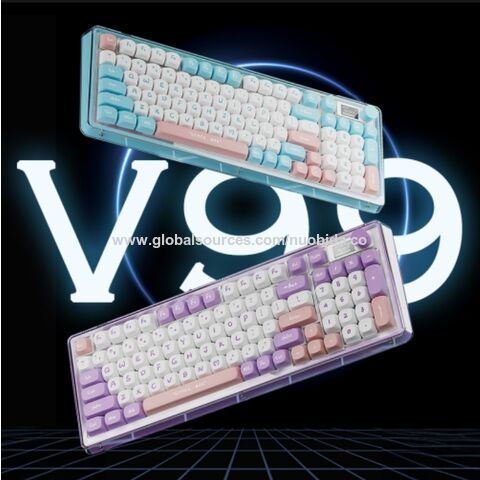 Buy Wholesale China V99-colorful Tri-modes Three Color Keycaps Rgb ...