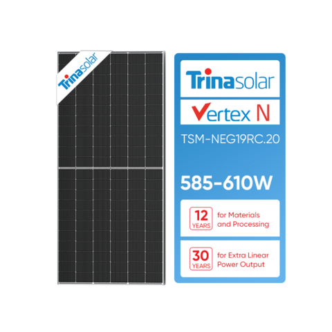Achetez en gros Trina Solar Vertex N Pv Module 585w 590w 595w 600 W 605w 610w Panneaux Solaires ...