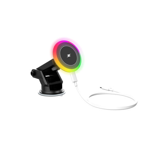 Buy Wholesale China Rgb Car Charger Wireless Charger 15w Wireless ...