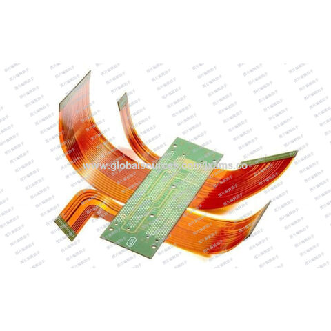 Buy Wholesale China Polyimide Fpc Cable Yellow Flexible Pcbs With 2 Layer Printed Circuit Board ...